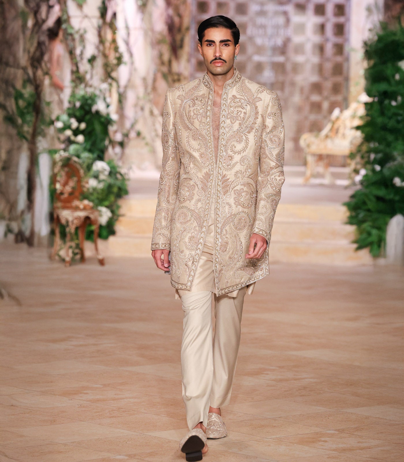 Beige Sherwani – Jayanti Reddy